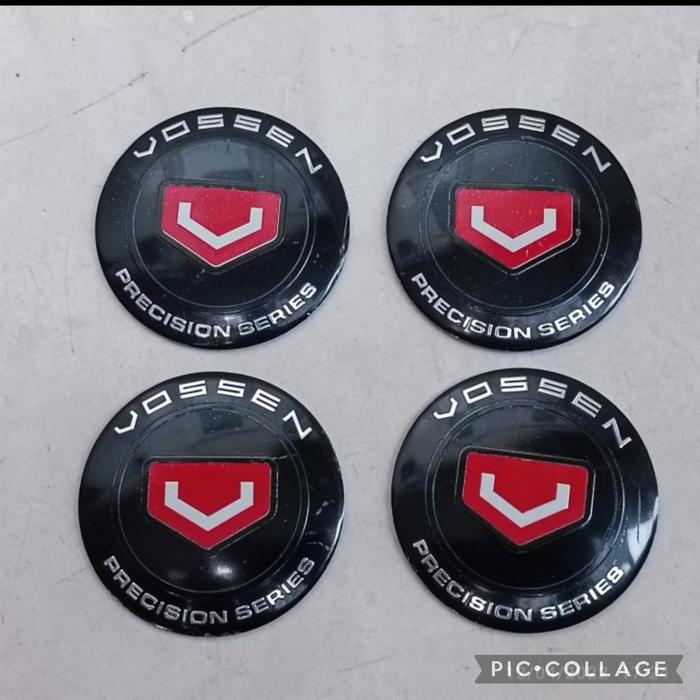 Jual sticker stiker lapisan tutup dop velg mobil logo VOSSEN hitam ...