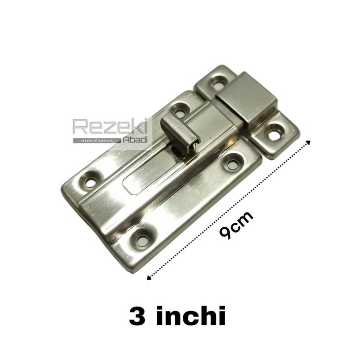 Jual Grendel Pintu Stainless - Slot Pintu WC - Selot Pintu Kamar Mandi ...