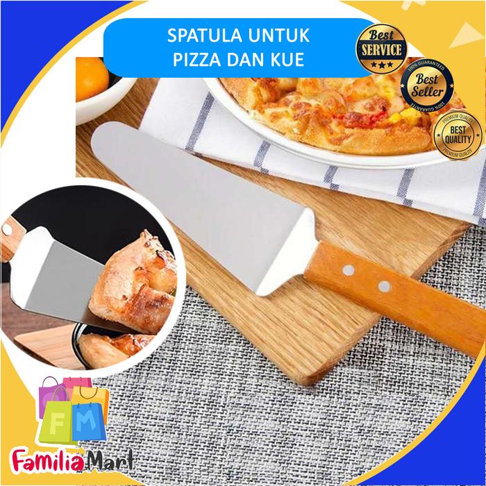 Jual SPATULA KAYU UNTUK PIZZA DAN KUE BAHAN STAINLESS STEEL - Kota Surabaya - Familia Mart ...