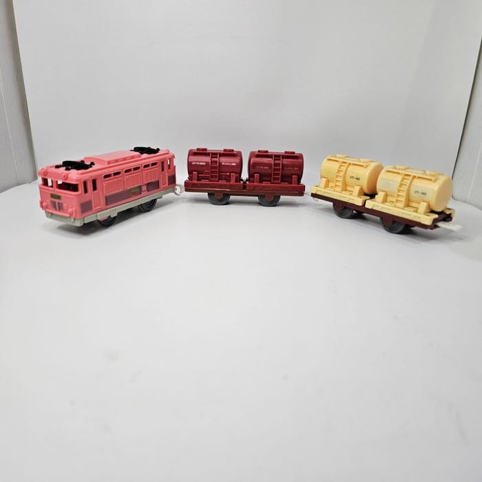 Jual Takara Tomy Plarail EF81 Pink Freight Train with Oil Tank ...