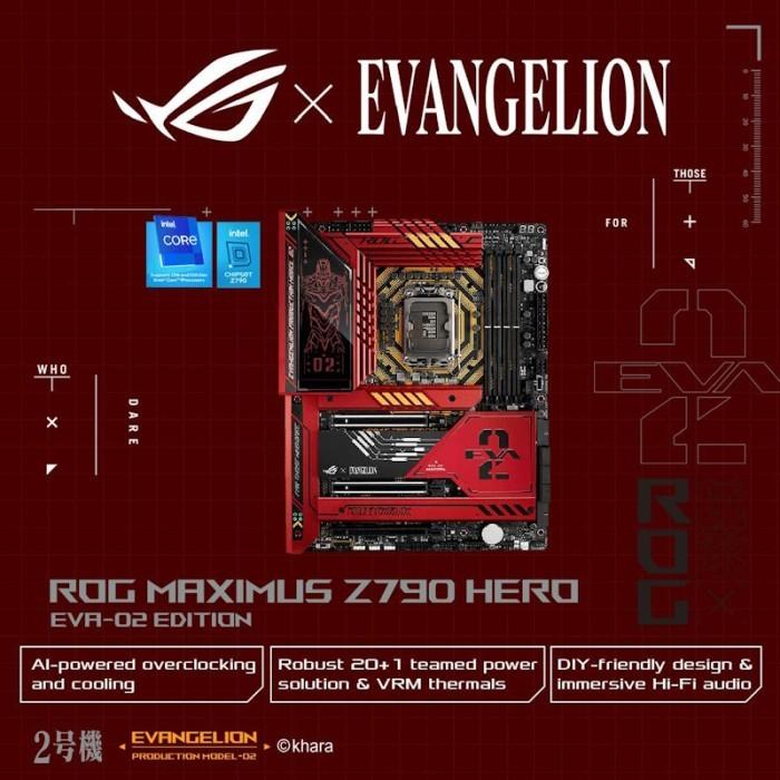 Jual ASUS ROG Maximus Z790 Hero EVA-02 Edition Intel Z790 LGA 1700 ...