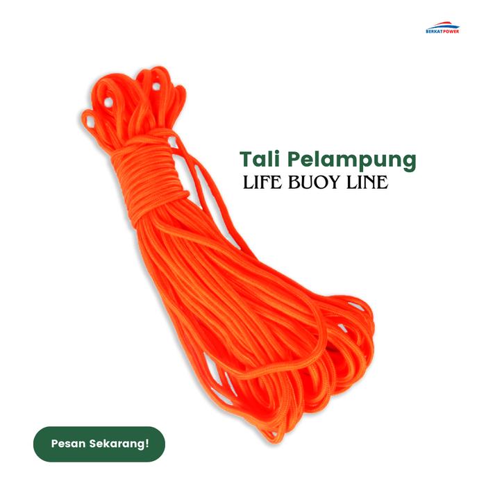 Jual Tali Pelampung Serbaguna Life Buoy Line 30 Meter 8 Mm Bahan Nylon ...