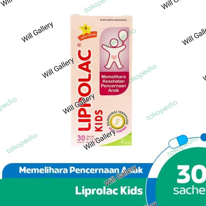 Jual Liprolac Kids Powder Suplemen Probiotik Prebiotik Anak BOX 30 ...