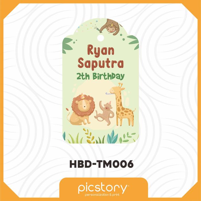 Jual Hang Tag Birthday - Hangtag Ulang Tahun - Greeting Card Hampers ...