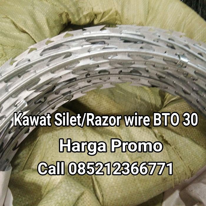 Jual Kawat Duri Silet / Razor Wire BTO 30 Ready stock - Kab. Tangerang ...