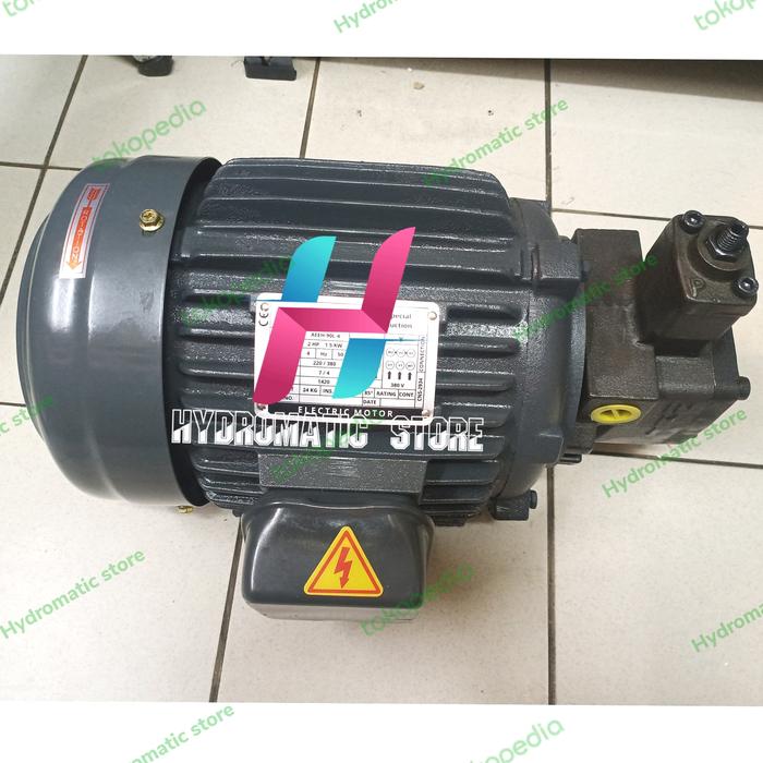Jual Elektrik Motor 2Hp + Variable Vane Pump VP1-20Lpm - Jakarta Barat ...