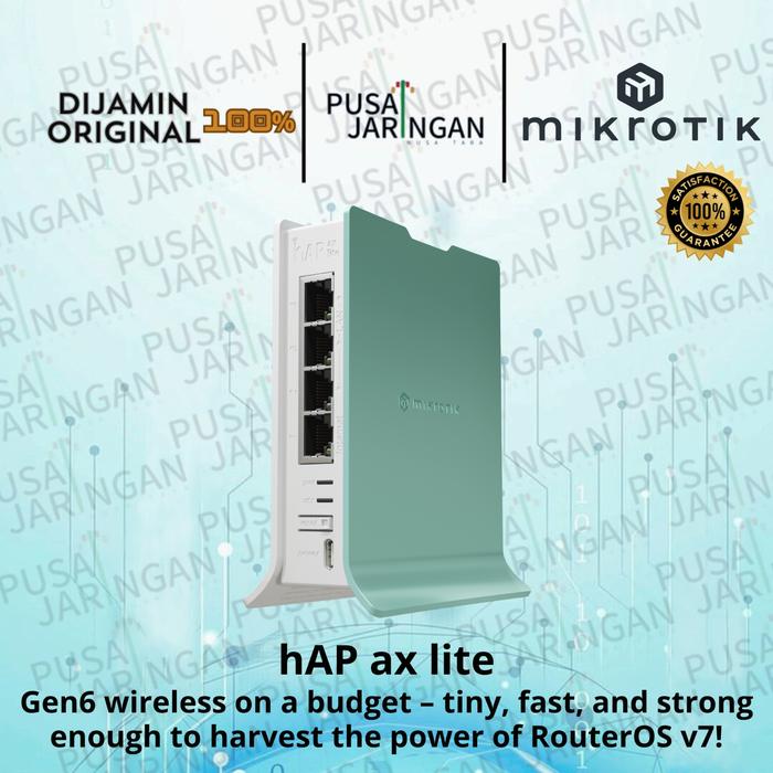 Jual MikroTik hAP ax lite L41G-2axD - Jakarta Pusat - Pusat Jaringan ...