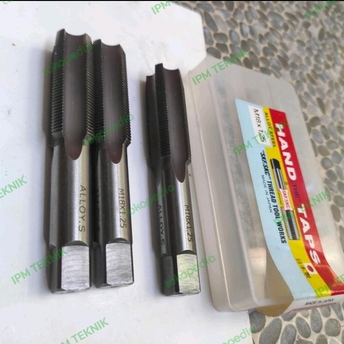 Jual TAPS HAND 1set 3 pcs ukuran M8 x 1.25 made in japan - Jakarta ...