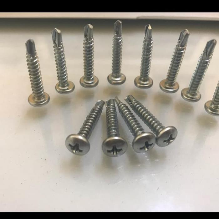 Jual SDS Screw PH / Sekrup 8 X 25 mm GRC Kalsiboard Pan Head - Kota ...