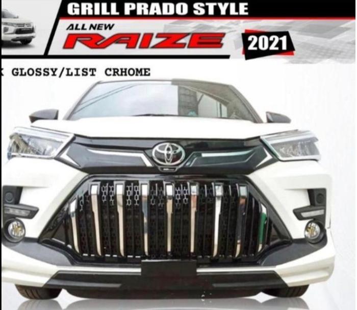 Jual Front Grill depan bumper Side depan Toyota Raize Front Grill Mobil ...