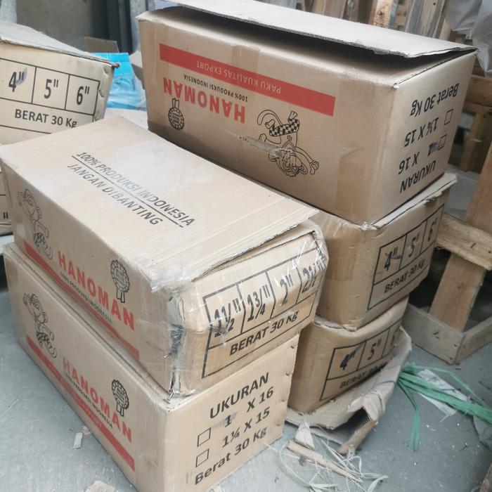 Jual Paku 5" 12 cm Paku Kayu Triplex 30 kg 1 Dus Gojek Grab - Kota ...