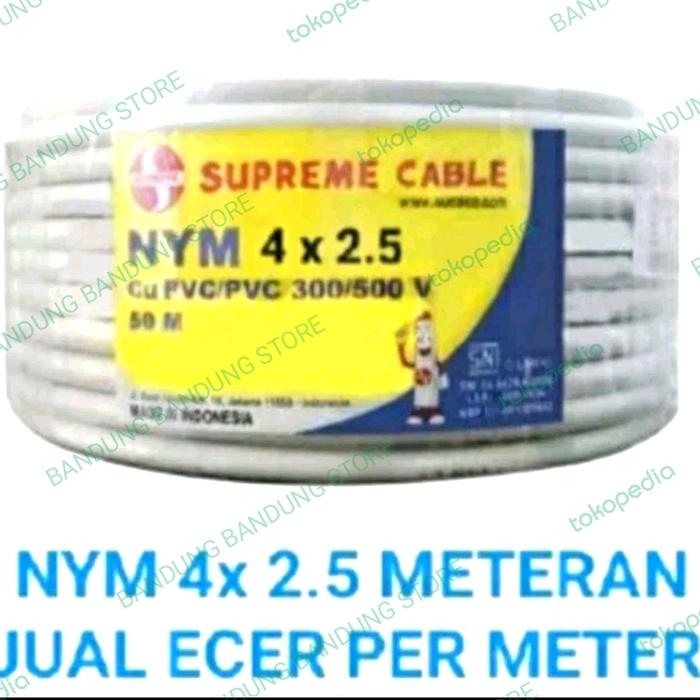 Jual SUPREME NYM 4X2, 5 4X2,5 1M KABEL LISTRIK NYM 4X2, 5MM 4X2,5MM SUPREME - Kota Bandung ...