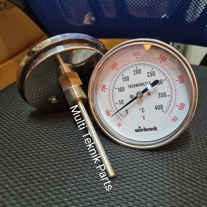 Jual Thermometer/Temperature Payung Stainless 2" inch 400 Derajat Alat ...