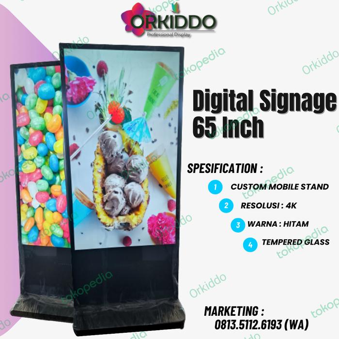 Jual Digital Signage 65'' Accessary - Jakarta Barat - Orkiddo | Tokopedia