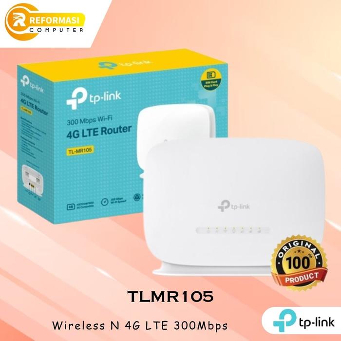 Jual TP-Link TL-MR105 300 Mbps Wireless N 4G LTE Router Internal ...