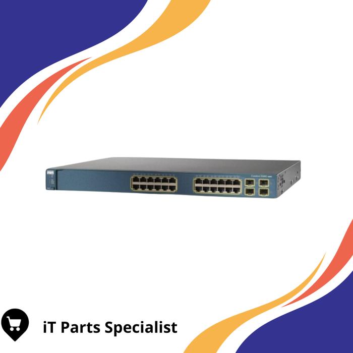 Jual Switch Cisco Catalyst 3560G series 24Port / WS-C3560G-24TS-E V03 ...