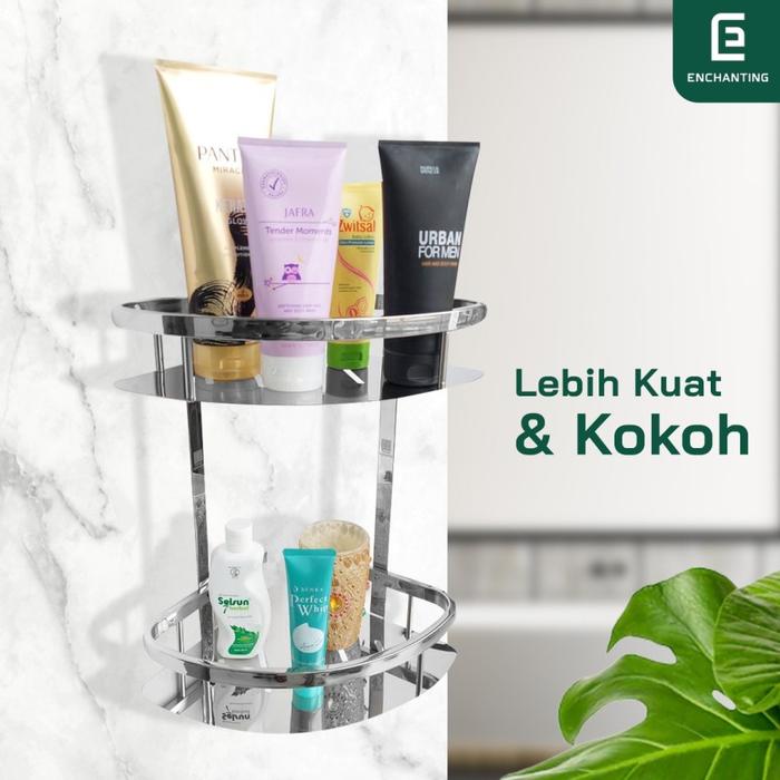 Jual Rak Sabun Sudut Europe Enchanting Solid Stainless Steel E1047 - Kab. Gresik - Enchanting ...