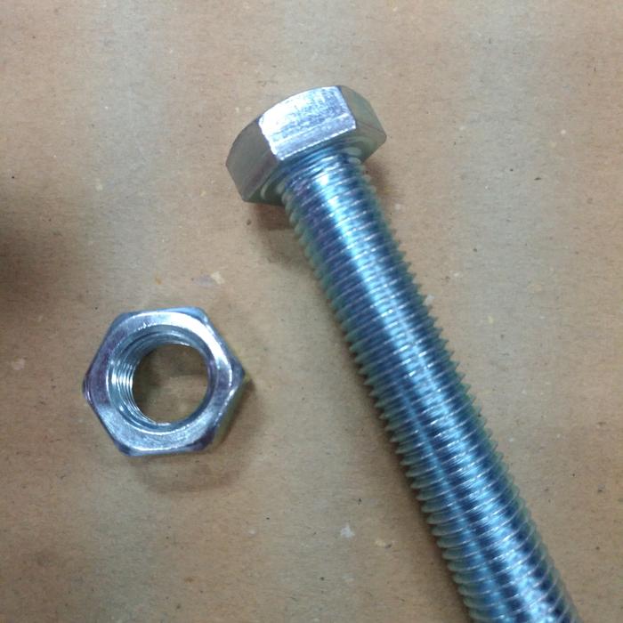 Jual Baut Mur Putih M4x20 BMP M4 x 20 Baut Mur Besi Galvanis Set - Jakarta Barat - SLF | Tokopedia