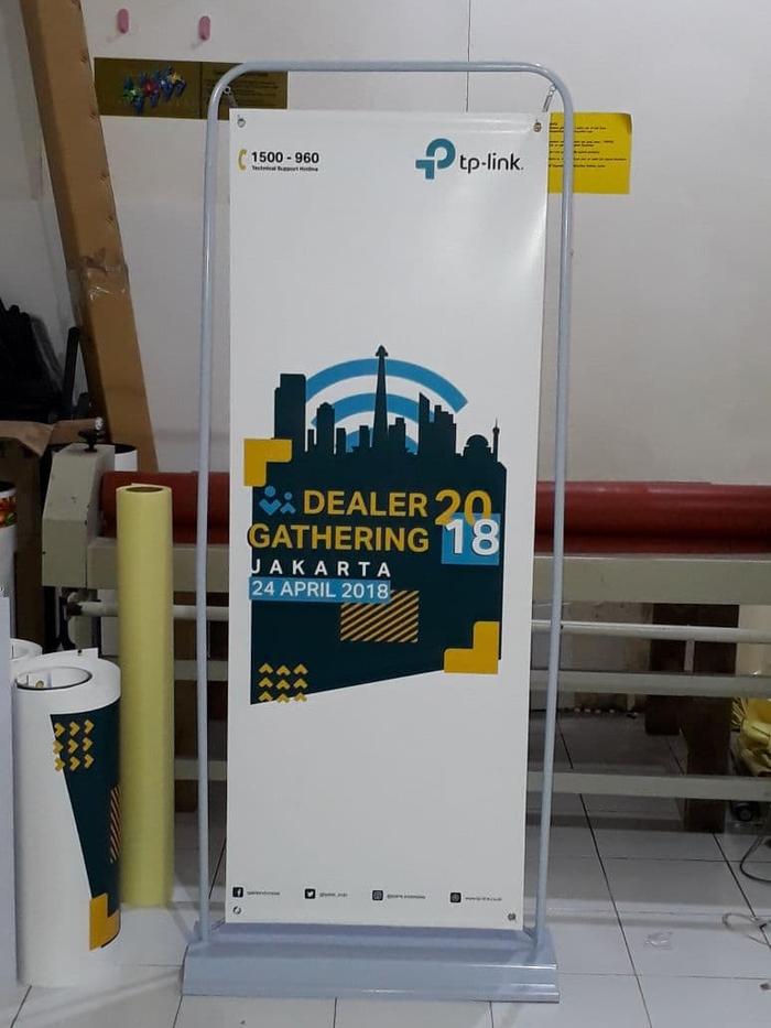 Jual STANDING DOOR FRAME 60X160 | STANDING DISPLAY BANNER uk 60 x 160 ...