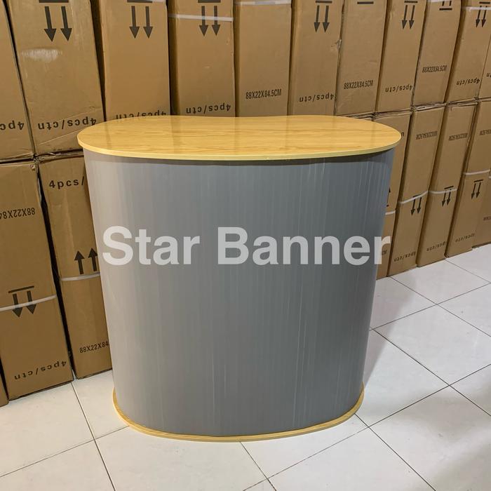 Jual Polycounter Curve Oval (no header) | Pop Up Table | Pop Up counter ...