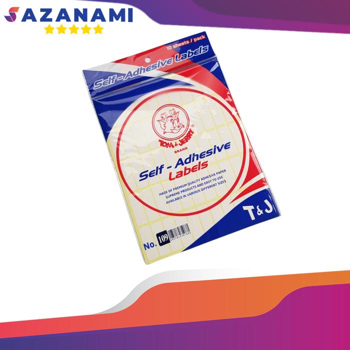 Jual TOM & JERRY LABEL 109 13 X 38 MM STICKER LABEL STIKER TOM N JERRY ...