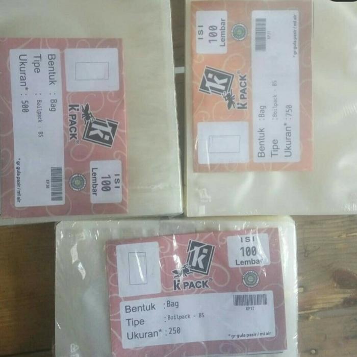 Jual BOILPACK 750gr KEMASAN PLASTIK MAKANAN DAPAT DIPANASKAN | SACHET ...