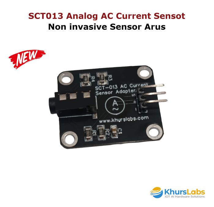 Promo SCT013 010 10A 1V Non invasive AC Current Sensor Arus Klem Transformer - SCT013 KIT - Kota ...