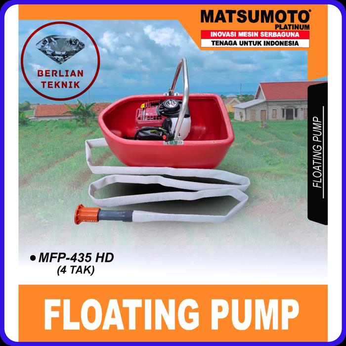 Jual Floating Pump Pompa Air Apung Matsumoto MFP 435 HD / 4 Tak ...