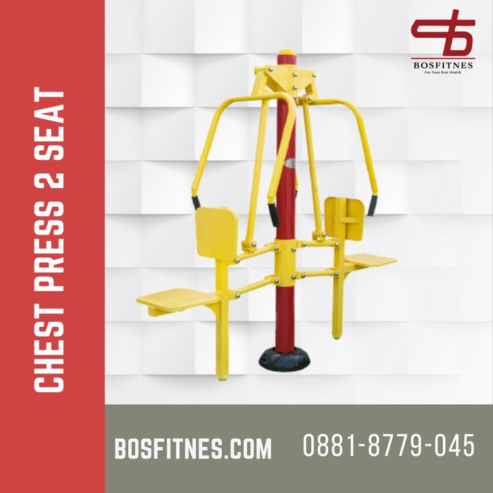 Jual CHEST PRESS 2 SEAT - Alat Fitness Taman outdoor - Kota Surabaya ...