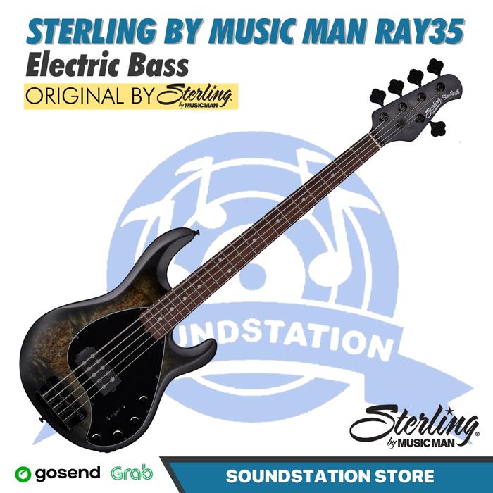 Promo Sterling by Musicman RAY 35 Poplar Burl Electric Bass - Bass Elektrik Cicil 0% 3x - Kota ...