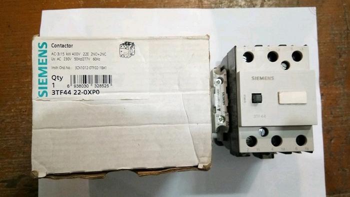 Jual Contactor / Kontaktor Tipe 3TF44-22 Siemens 42V AC - Jakarta Pusat ...