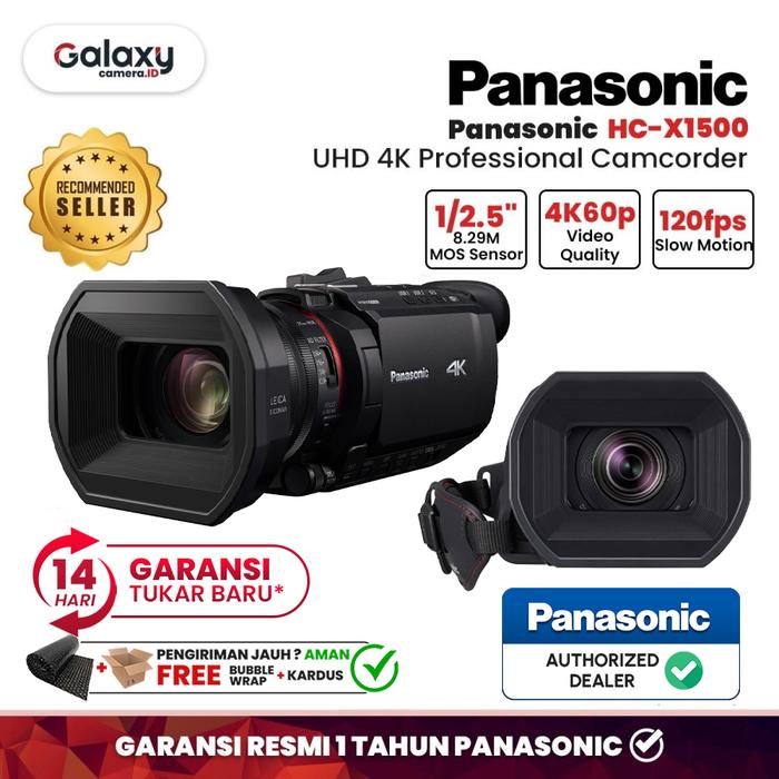 Promo Panasonic HC-X1500 UHD 4K Professional Camcorder Panasonic X1500 ...