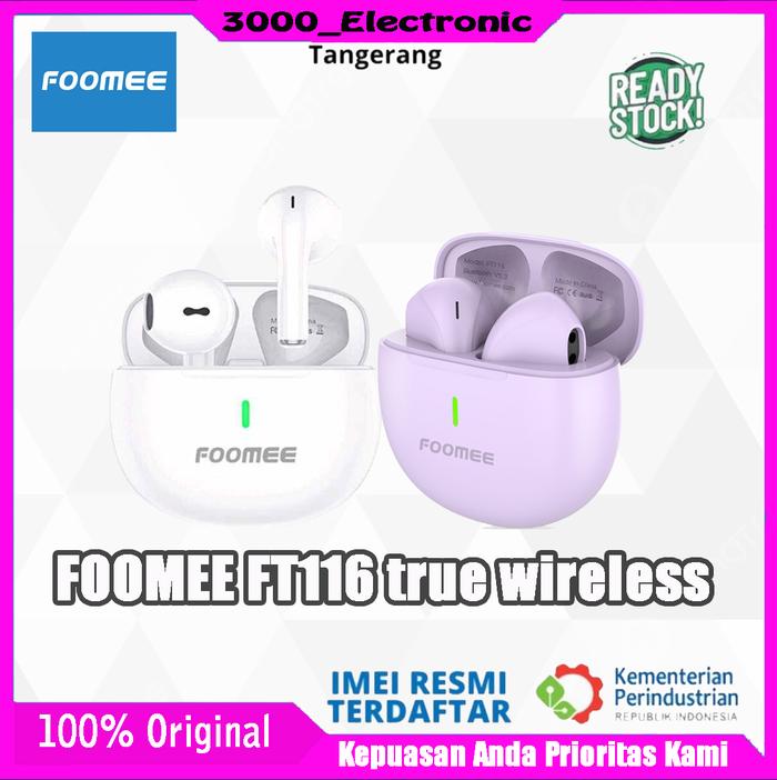 Jual FOOMEE FT116 true wireless tws headset bluetooth fomee foome ...