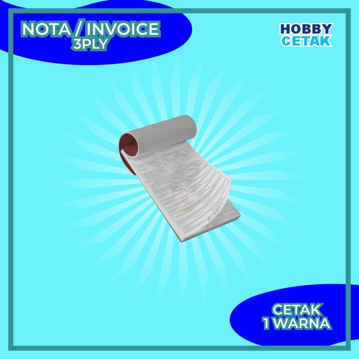 Jual Cetak Nota / Invoice 3 Ply Custom Desain 1 Warna - Kota Bandung ...