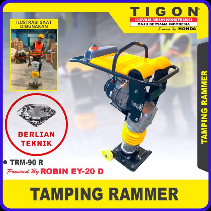 Jual Tamping Rammer Stamper Tigon TRM 90 R + Robin EY 20 - Jakarta ...
