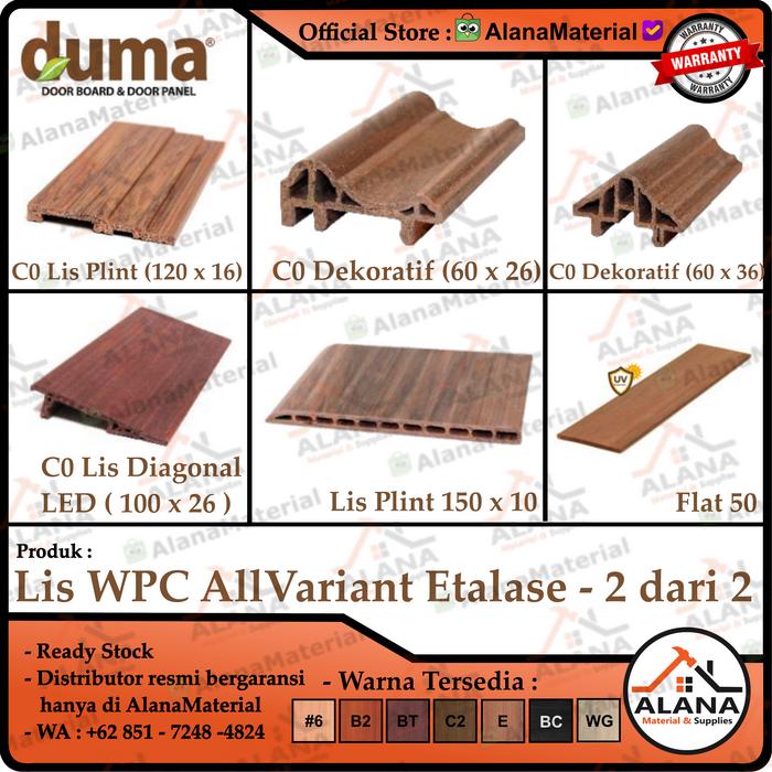 Jual Duma WPC Lis All Variant 3m 5m Wall Panel List 3 5 m Ceiling ...