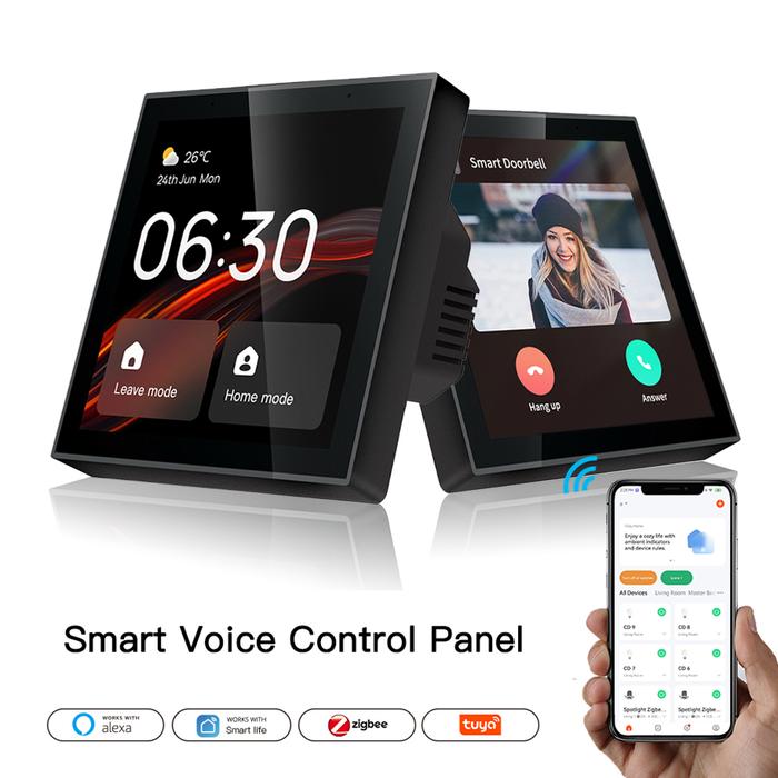 Promo AMC Tuya Smart Life Central Control Panel 4 inch Zigbee Hub ...