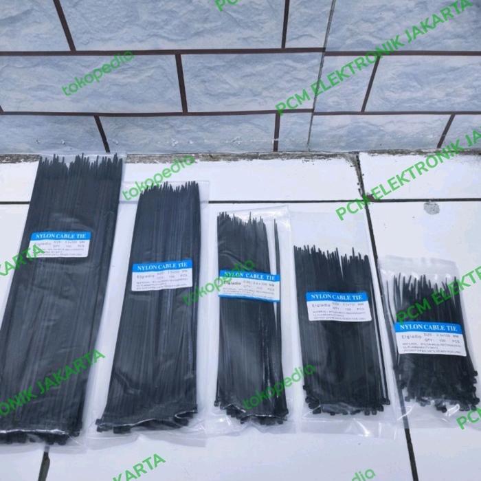 Jual kabel tali ties tis insulok 10cm 10 cm 100mm 100 mm 100pc 100 pc hitam - Jakarta Barat ...