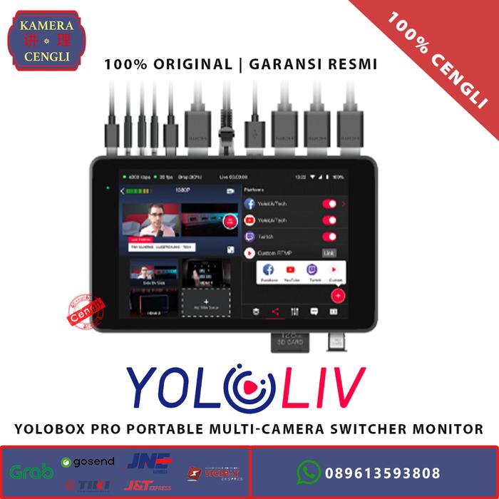 Promo YoloLiv YoloBox Pro Portable Multi-Camera Streaming Switcher Monitor - Jakarta Pusat ...