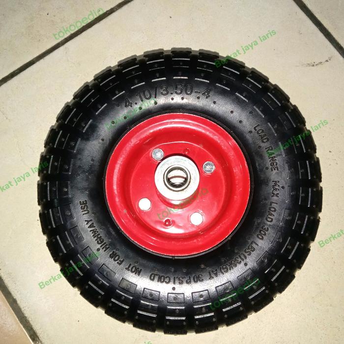 Jual Roda Ban Dalam 4.10/3.50-4 Roda Troli 10 inch Roda Angin 10inch ...
