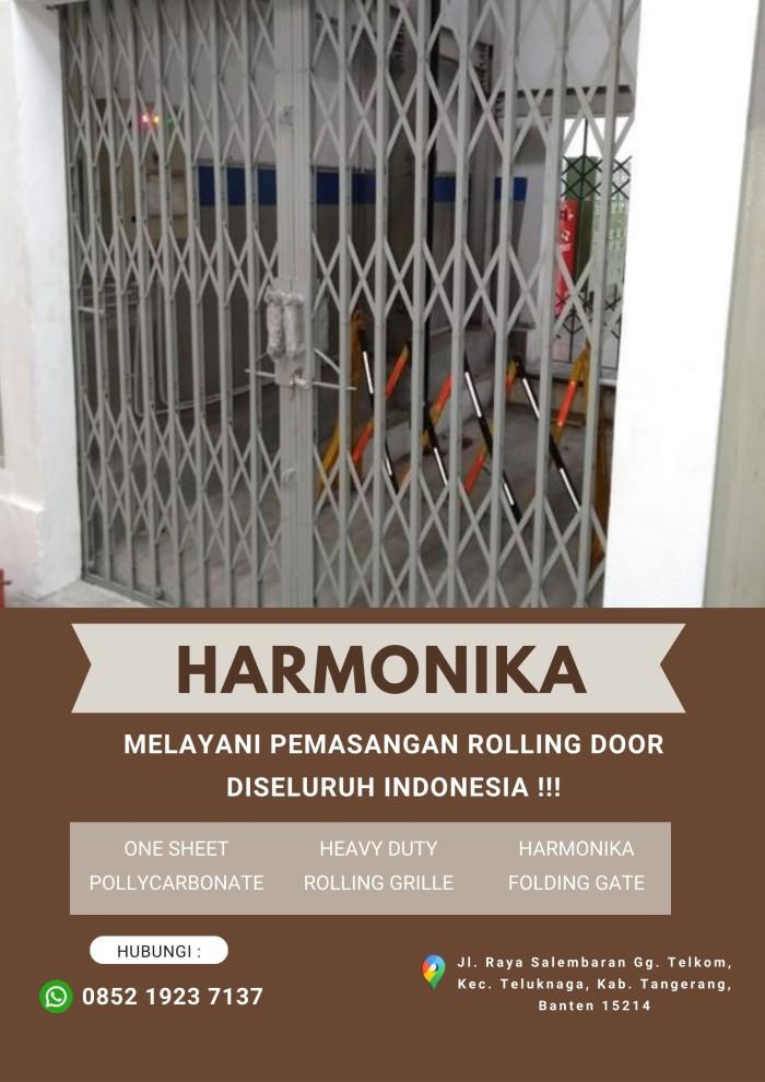 Jual Pintu harmonika besi berkualitas pintu toko dan ruko / sekat ...