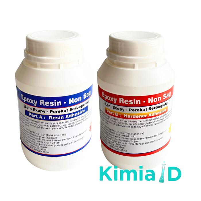 Jual Epoxy Resin Non Sag - 2 Kg - Lem Epoxy Resin - Lem Material ...