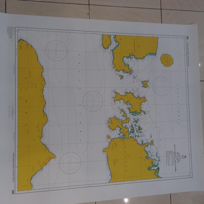 Jual Peta Hidros Navigasi Pelayaran Kapal Laut Pulau Indonesia Marine ...
