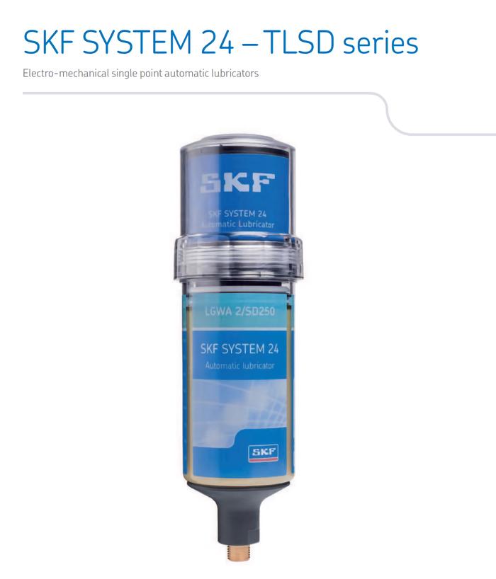 Jual SKF TLSD 250/HB2 Single point Automatic Lubricator SKF - Kota Medan - Kogelahar Indonusa ...