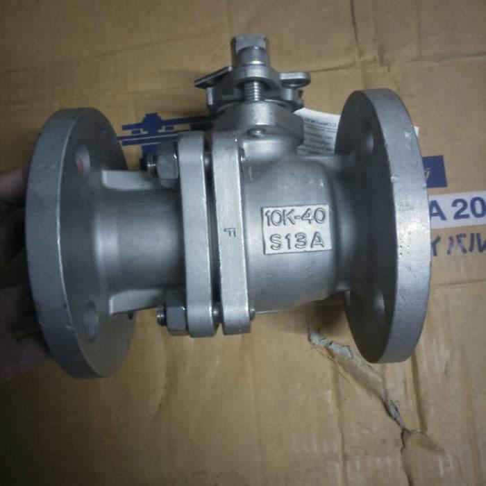 Jual Ball valve stainless ss304 jis 10k 3" inch KITZ / Ball valve flange - Jakarta Barat - Multi ...