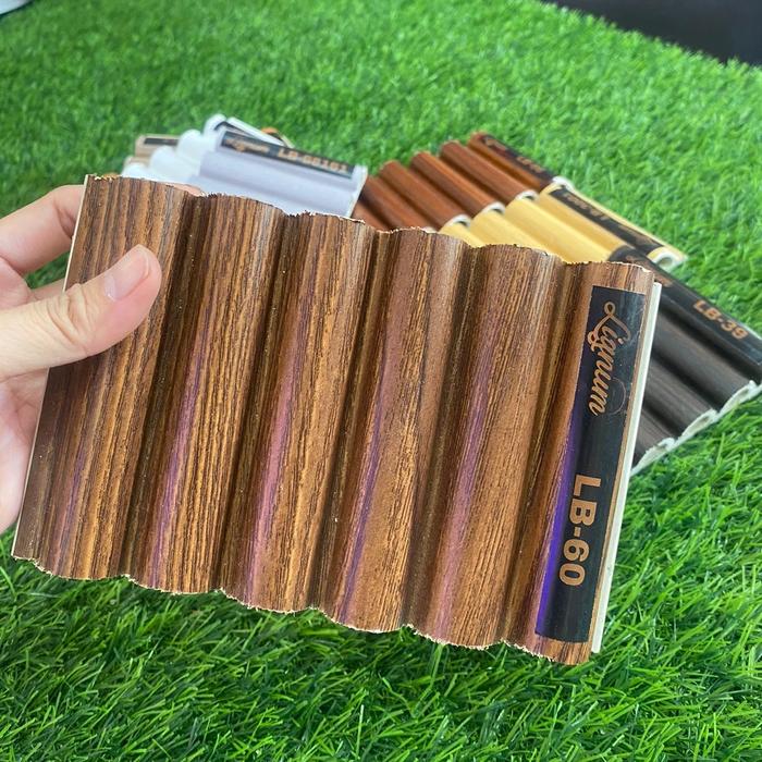 Jual wall panel wpc motif bulat wpc lignum WPc motif baru - LB-61 ...