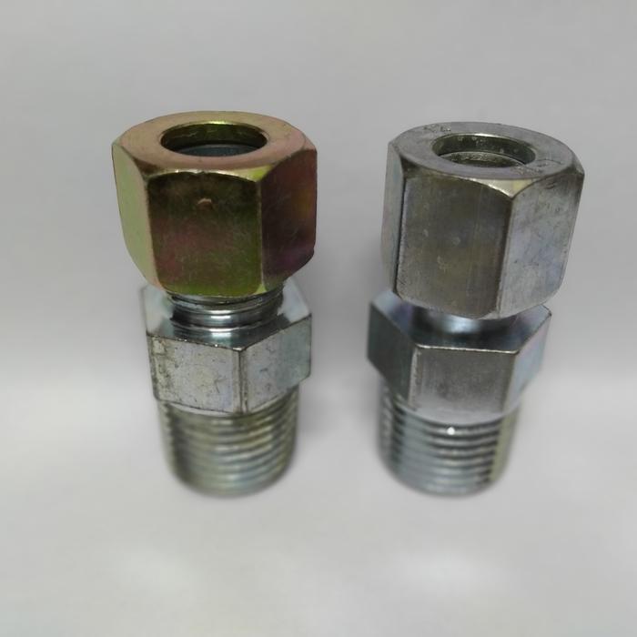 Jual Male Connector 20 S x 3/4" NPT Galvanis Steel Union Tube Fitting ...