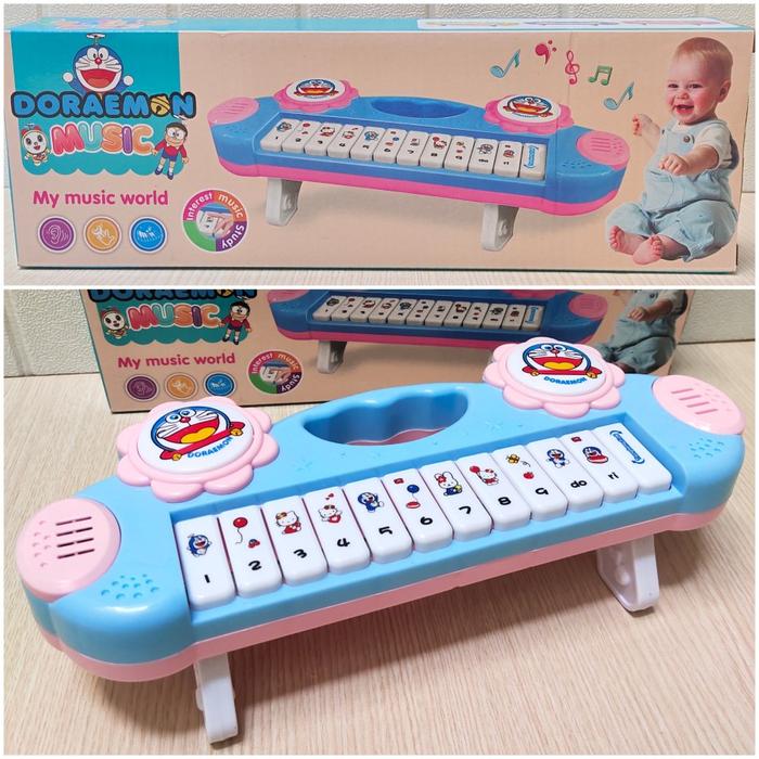 Jual Mainan Anak Keyboard Piano Doraemon Music Piano Anak Mainan ...