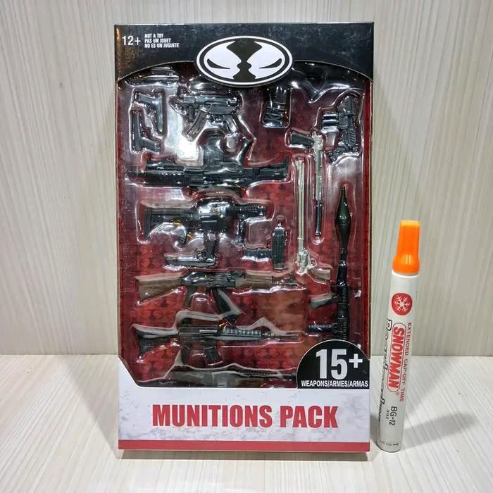 Promo mainan action figure Mcfarlane Military 15+ Weapons Munitions ...