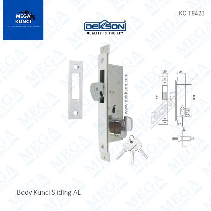 Jual KUNCI SLIDING AL DEKKSON KC T8423 Sliding Lock For Aluminium Door ...